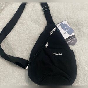 Baggallini | Bags | Baggallini Mini Sling Black New | Poshmark